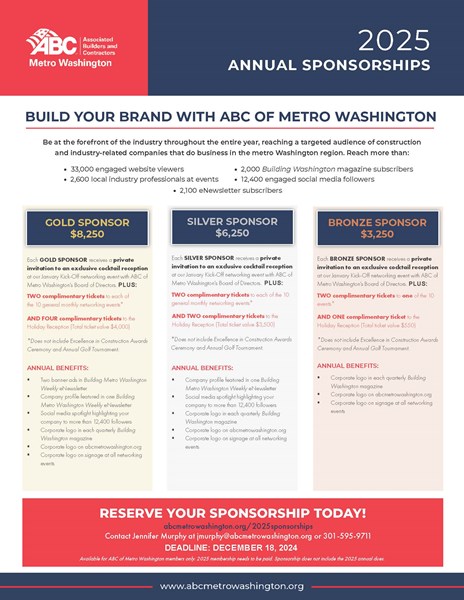 2025 Annual Event Sponsorships